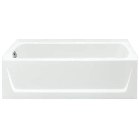 Sterling Ensemble Bathtub, 55 gal Capacity, 60 in L, 32 in W, 20 in H, Alcove Installation ...